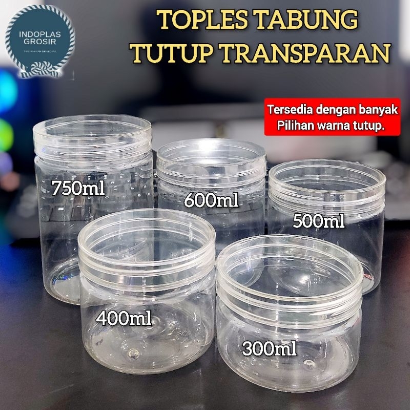 Jual TOPLES TABUNG TUTUP TRANSPARAN / TOPLES TABUNG TUTUP CLEAR ...