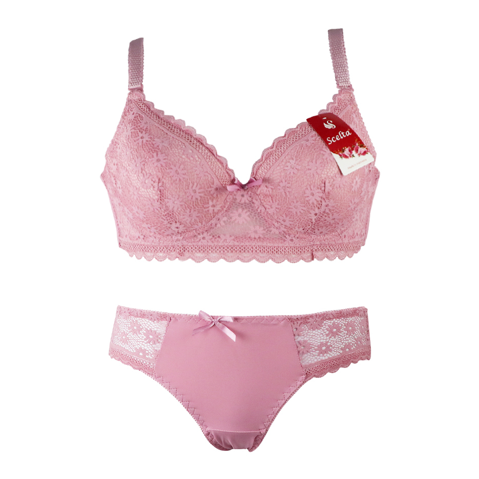 Jual Scelta - Setelan Bra Dan Celana Dalam Pakaian Dalam Wanita Cd Semi Transparan Bh Sc 1790 ...