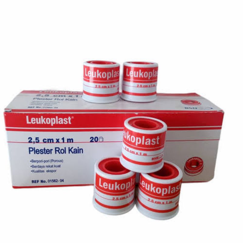 Jual PLESTER LEUKOPLAST UKURAN 2.5CM X 1M/ PLESTER ROLL COKLAT ...
