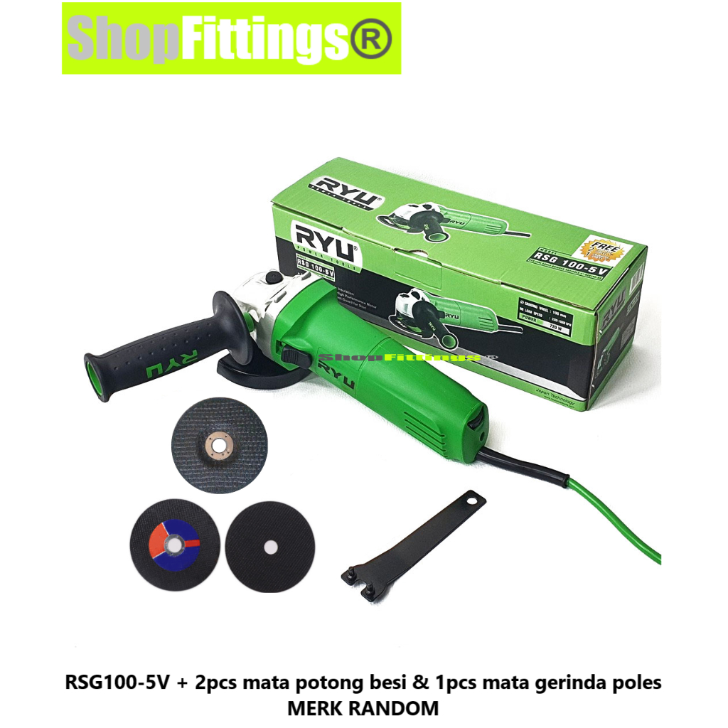 Jual RYU RSG 100 5 V Mesin Gerinda 4 inch Atur Setel Variable Speed RSG100 5V | Shopee Indonesia