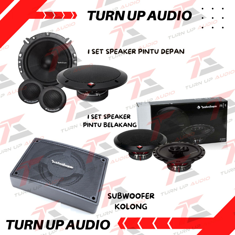 Jual Paket Audio Mobil Full Set Sound System ROCKFORD FOSGATE car audio ...
