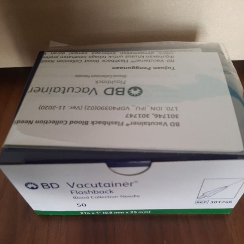 Jual BD Vacutainer Flashback Needle No.21G | Shopee Indonesia