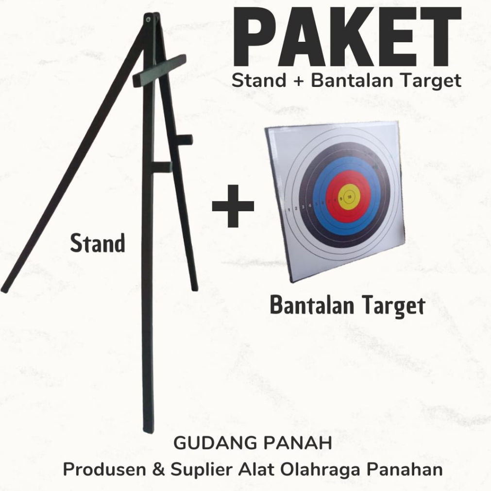 Jual PAKET HEMAT STAND + BANTALAN TARGET SPON STANDAR | Shopee Indonesia