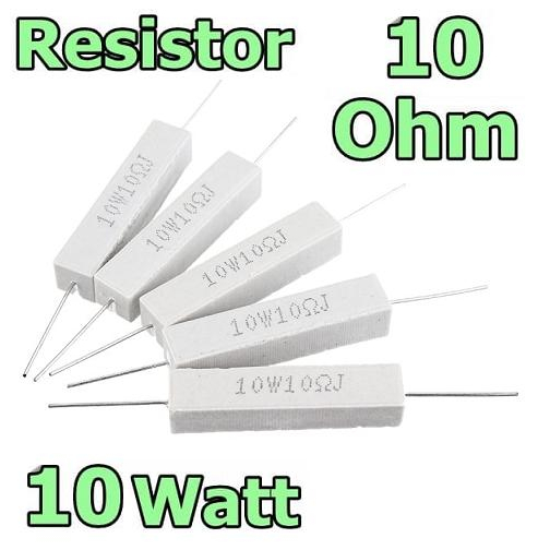 Jual Resistor 10watt putih Kotak Resistor 10 watt Resistor Keramik Putih 10W Ukuran 1 Ohm 5,6 ...