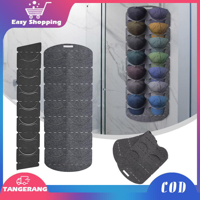 Jual Display Topi Felt Hat Storage Rak Tempat Topi Organizer Topi Cap ...