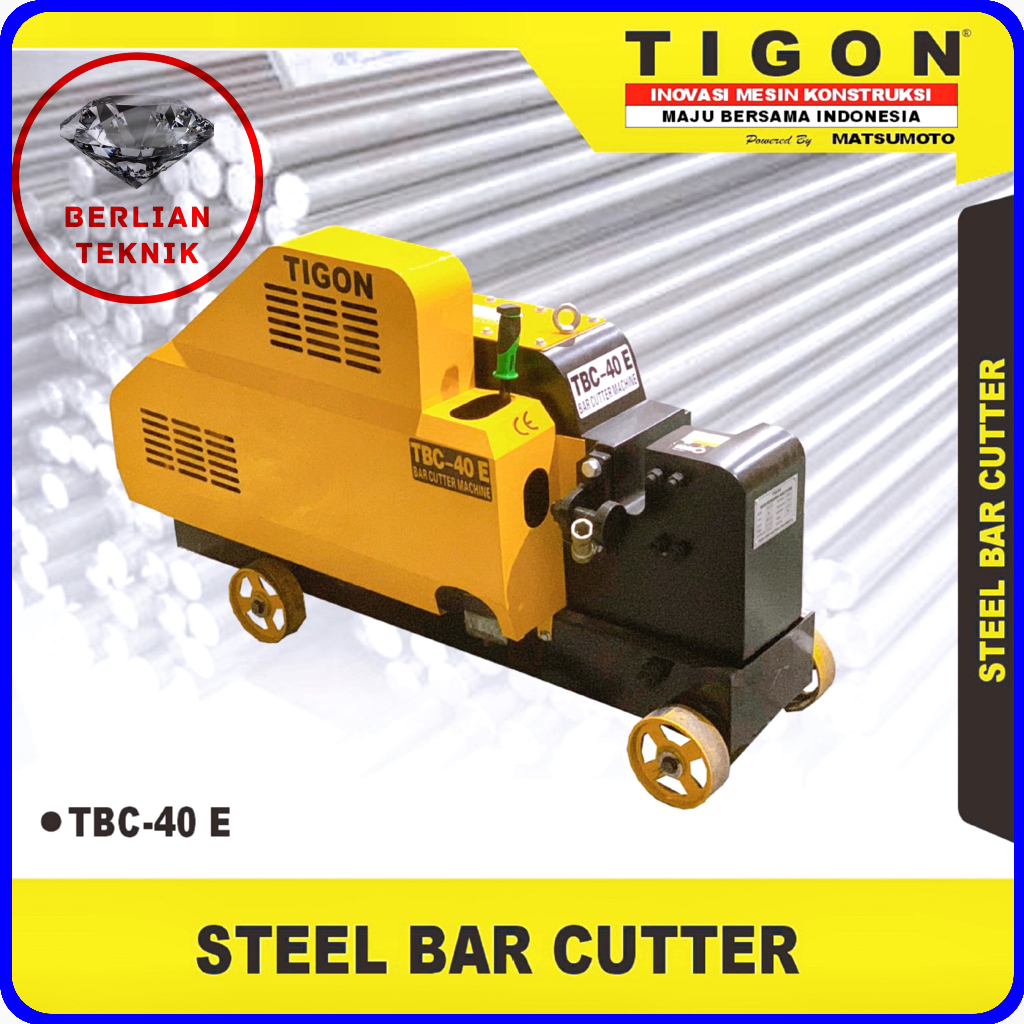 Jual Steel Bar Cutter Tigon TBC 40 E | 6 - 40 mm | Shopee Indonesia