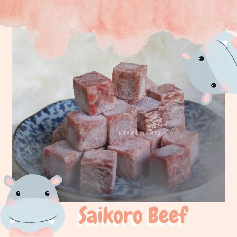 Jual Saikoro Beef (Daging Saikoro Wagyu Beef / Daging Wagyu Kotak ...