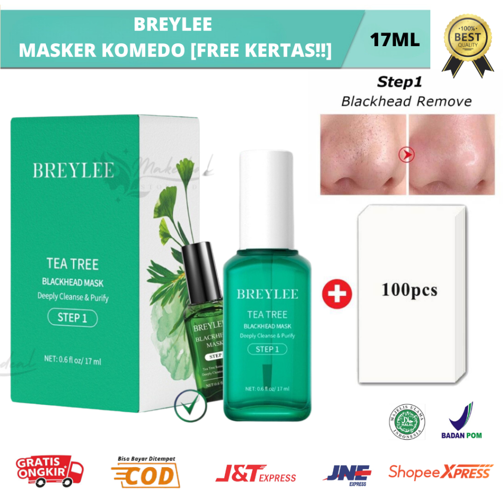 Jual BEAUTIES - Breylee Step 1 Free Kertas | Breylee Blackhead ...