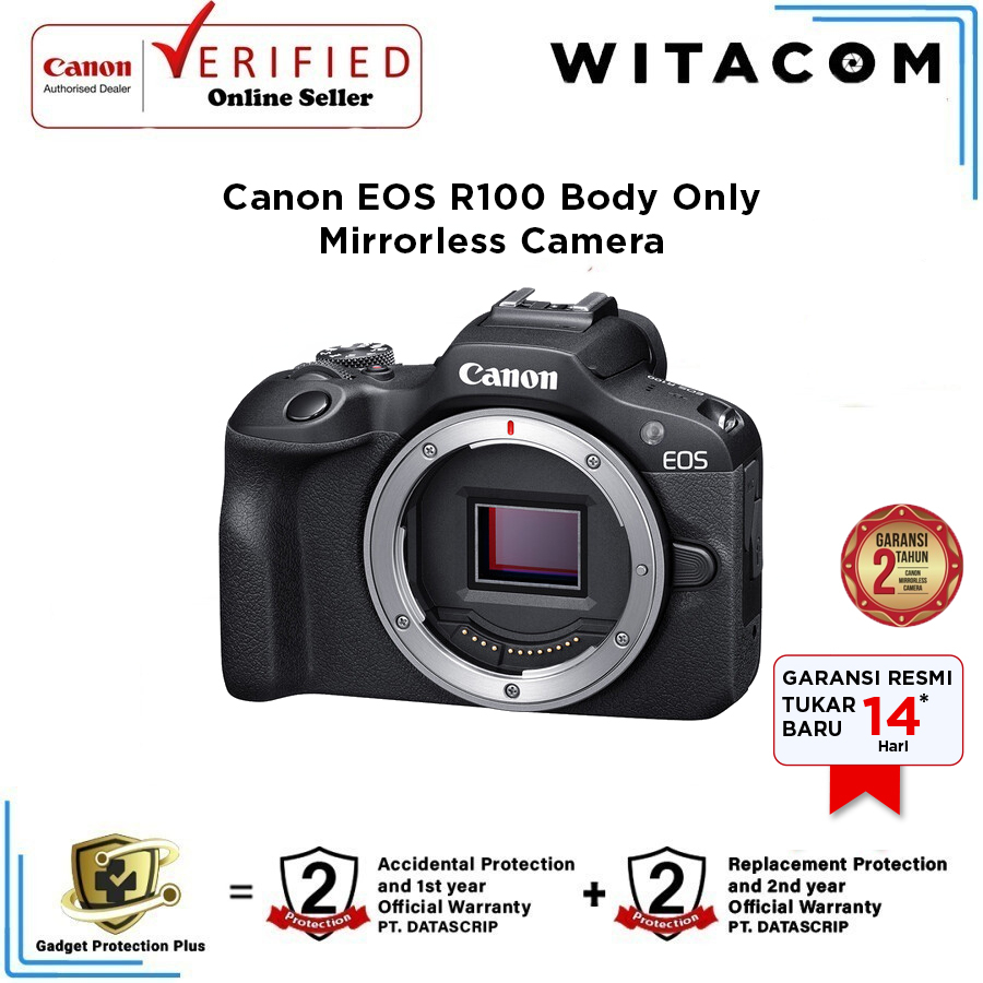 Jual Canon EOS R100 / R 100 Body Only - Garansi Resmi | Shopee Indonesia