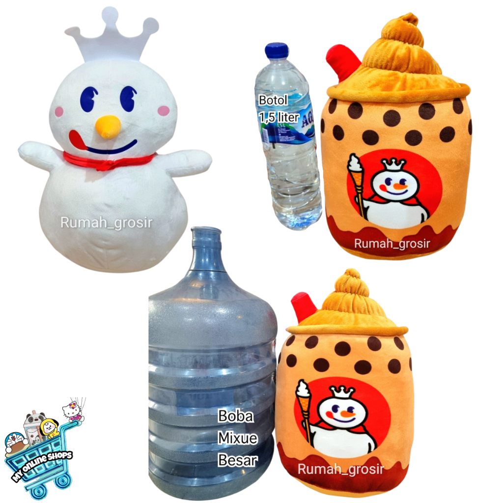 Jual Boneka Mixue King Besar atau Boba Ice Cream Mixue | Shopee Indonesia