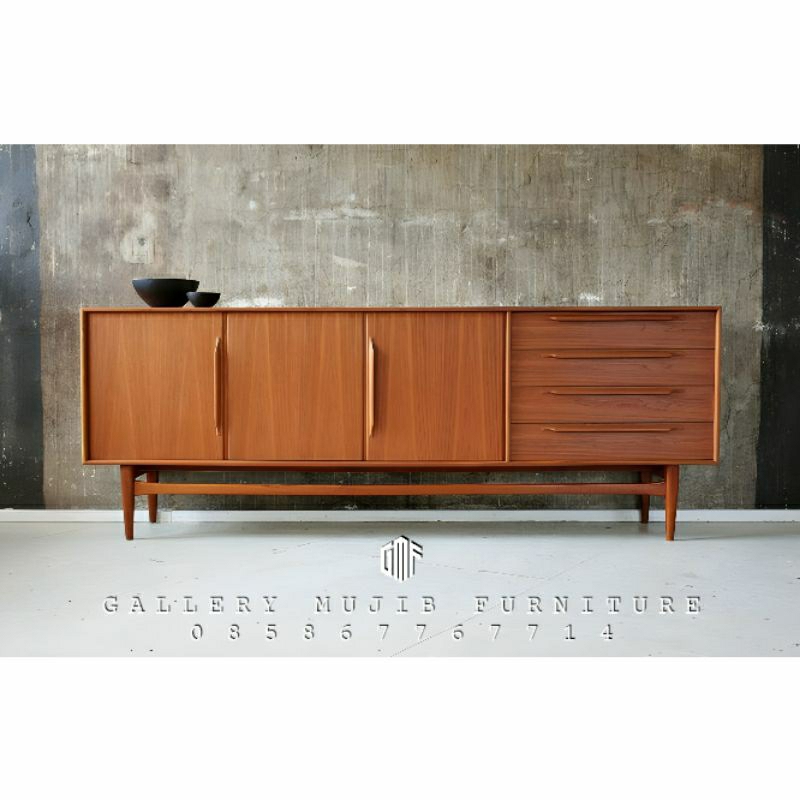 Jual kabinet tv minimalis modern bufet TV laci buffet tv modern kayu ...