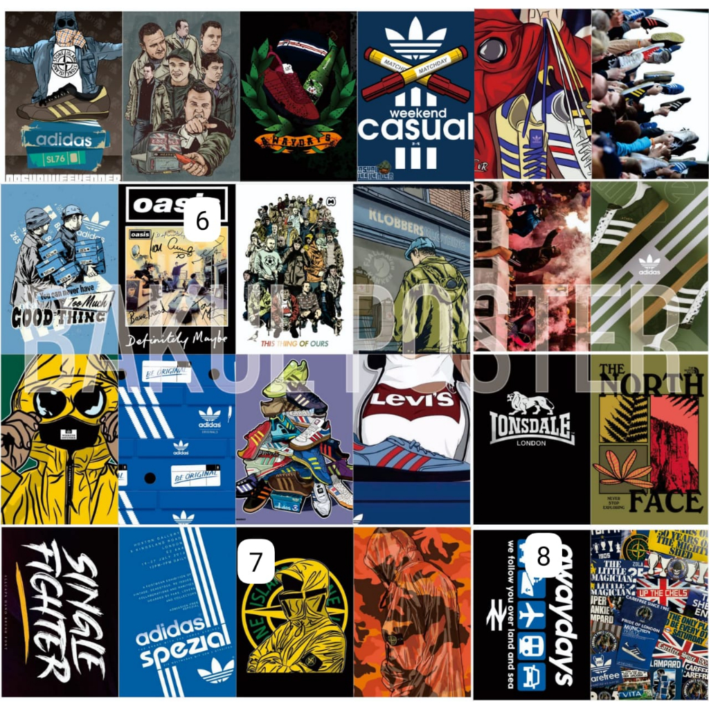 Jual POSTER DINDING Aesthetic 24 LEMBAR | Shopee Indonesia