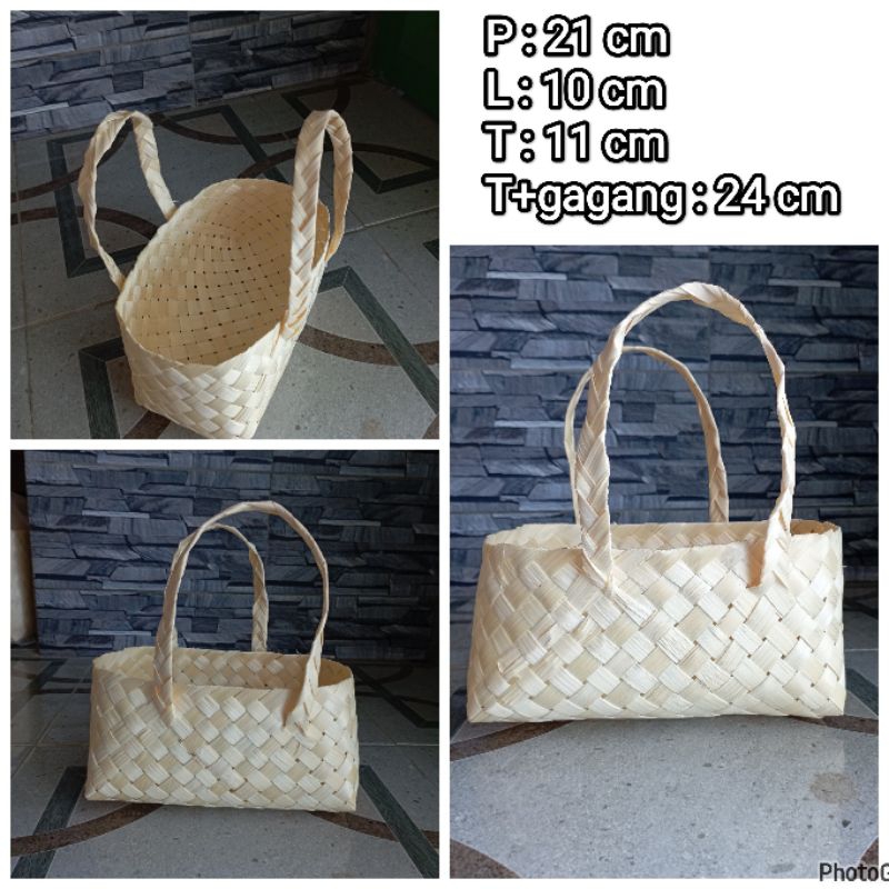 Jual Tas anyaman bambu | tas ramah lingkungan | tas parsel | Shopee ...