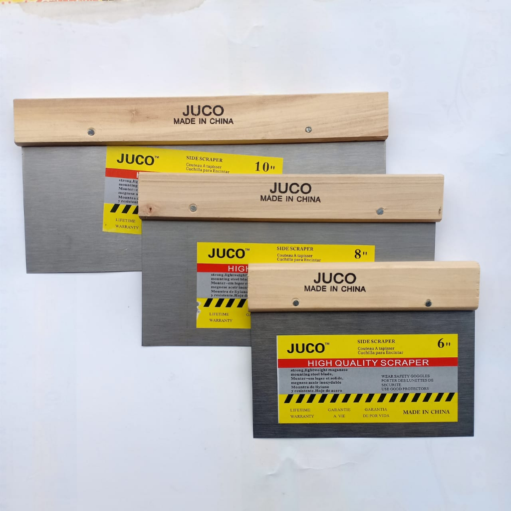 Jual JUCO 6"8"10"Scraper Scrapper Kape Kapi Skrap Sekrap Dempul PVC ...