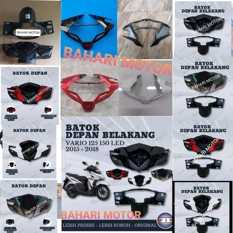 Jual Cover batok kepala atau cover spido Honda Vario 125 led 150 led ...