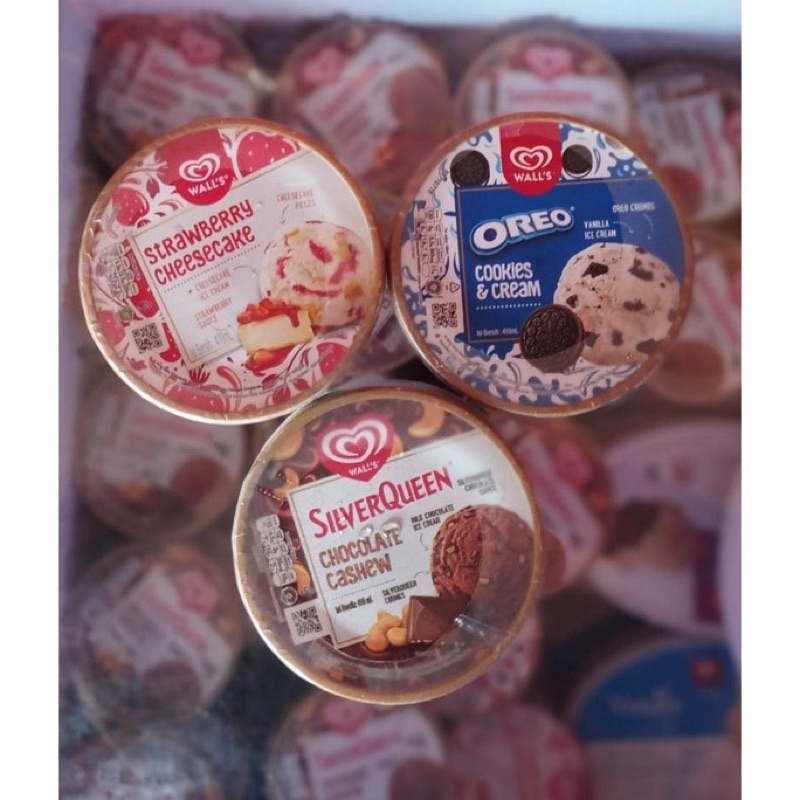 Jual Ice Cream Walls Ice wall’s es krim Walls 410ml | Shopee Indonesia