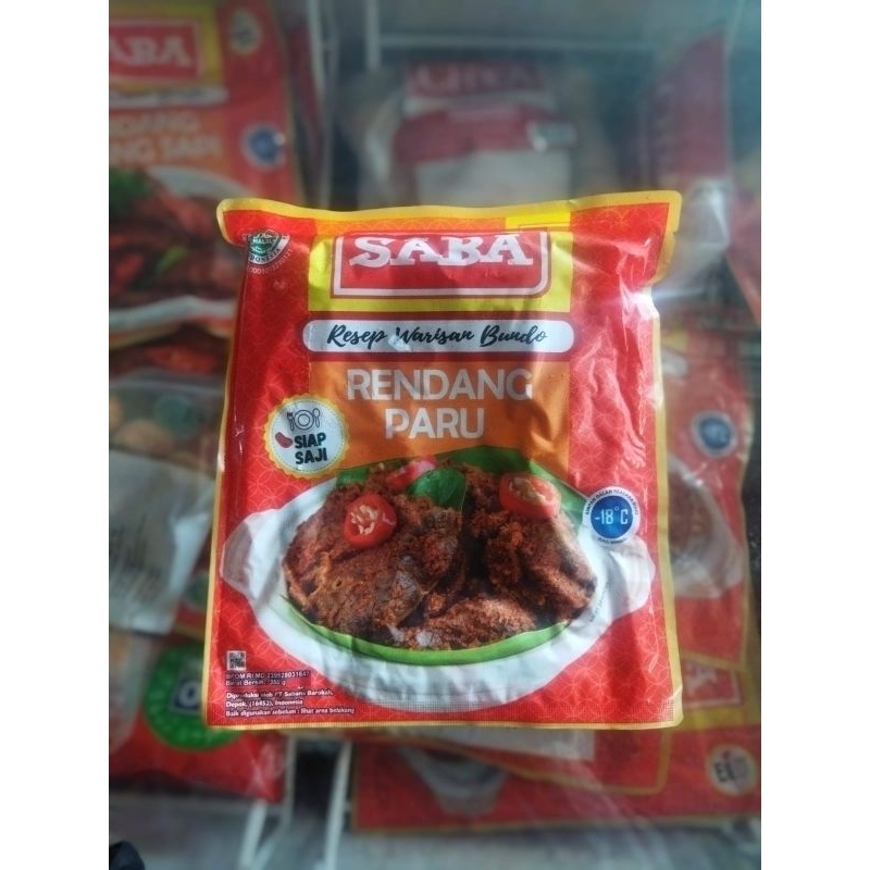 Jual SABA Rendang Paru Frozen 350g | Shopee Indonesia