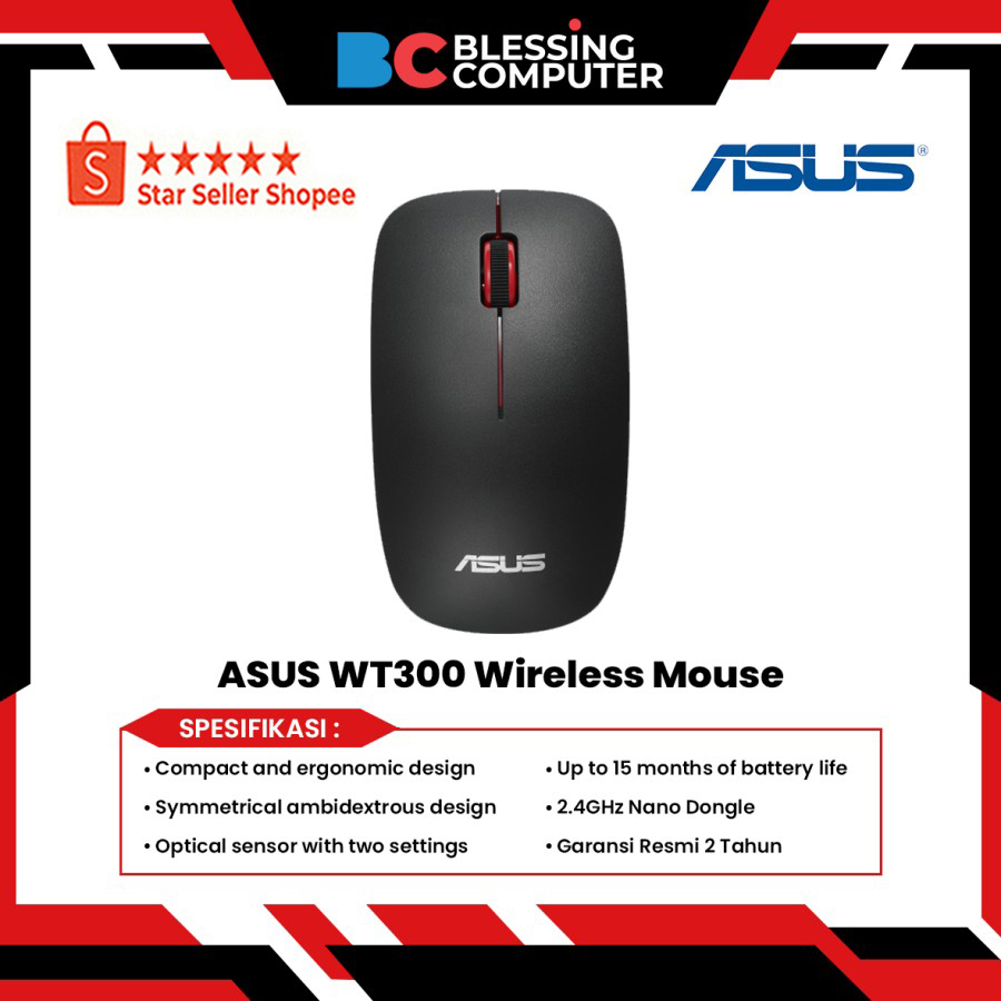 Jual ASUS WT300 Wireless Mouse | Shopee Indonesia