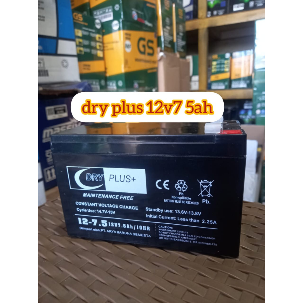 Jual Aki UPS 12v 7.5ah 12v 7.5ah aki kering VRLA Aki Sepeda Listrik ...