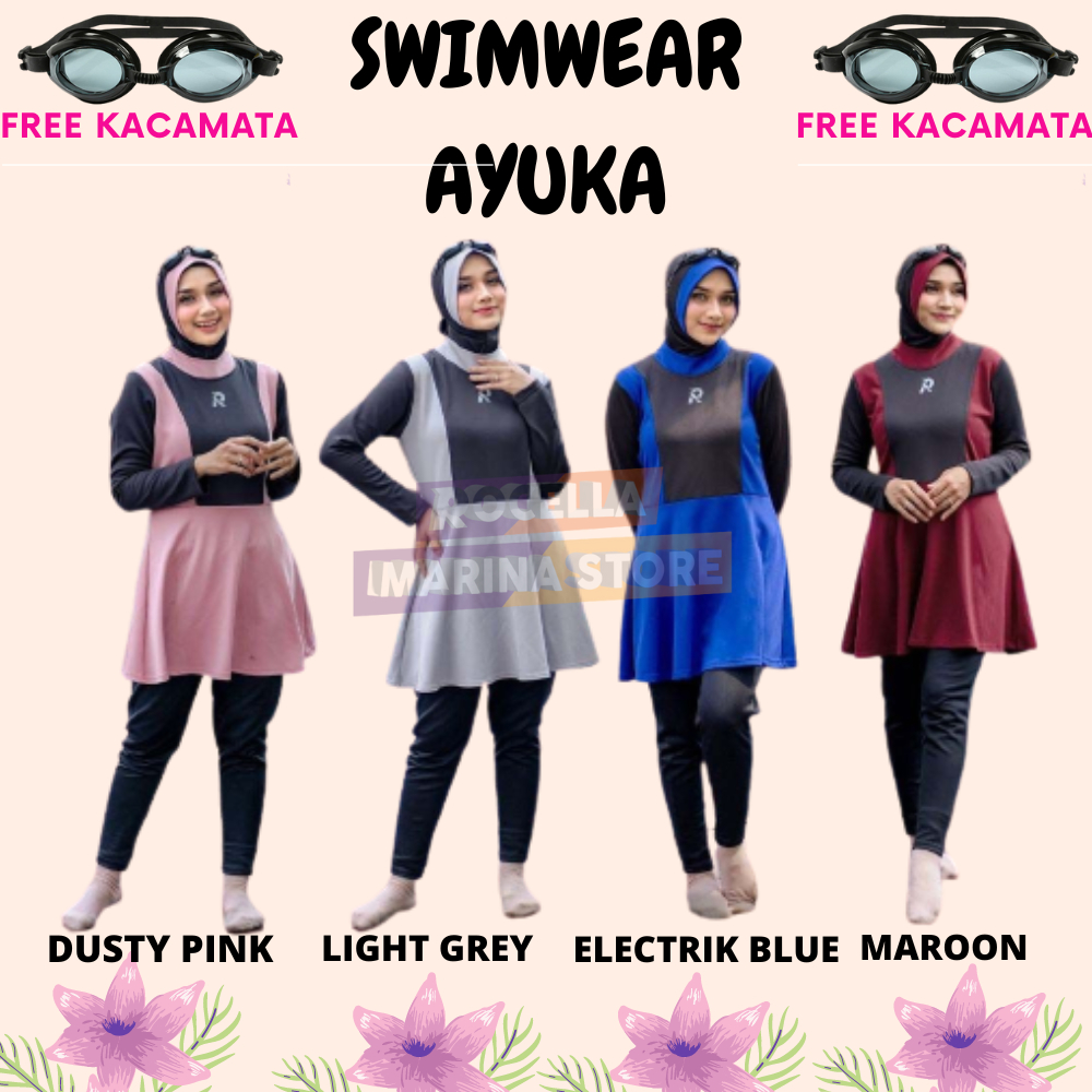Jual ROCELLA SWIMWEAR AYUKA + KACAMATA RENANG BAJU RENANG WANITA , BAJU ... Jual ROCELLA SWIMWEAR AYUKA + KACAMATA RENANG BAJU RENANG WANITA , BAJU ...