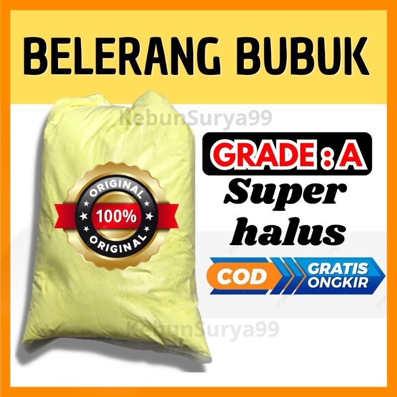 Jual Belerang Bubuk Sulfur Halus Murni Obat Gatal Infeksi Kulit Jamur ...