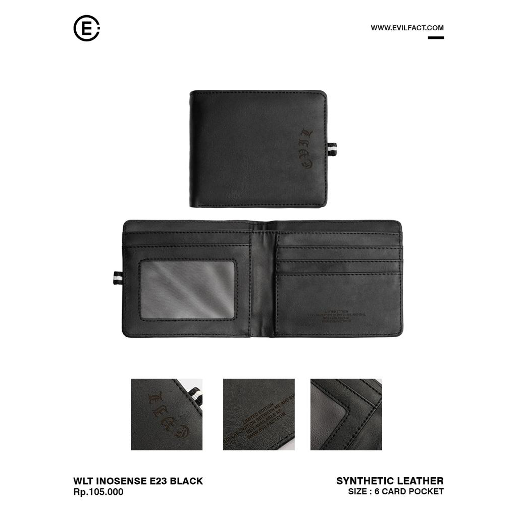 Jual EVIL ARMY WALLET - WLT INOSENSE E23 BLACK | Shopee Indonesia