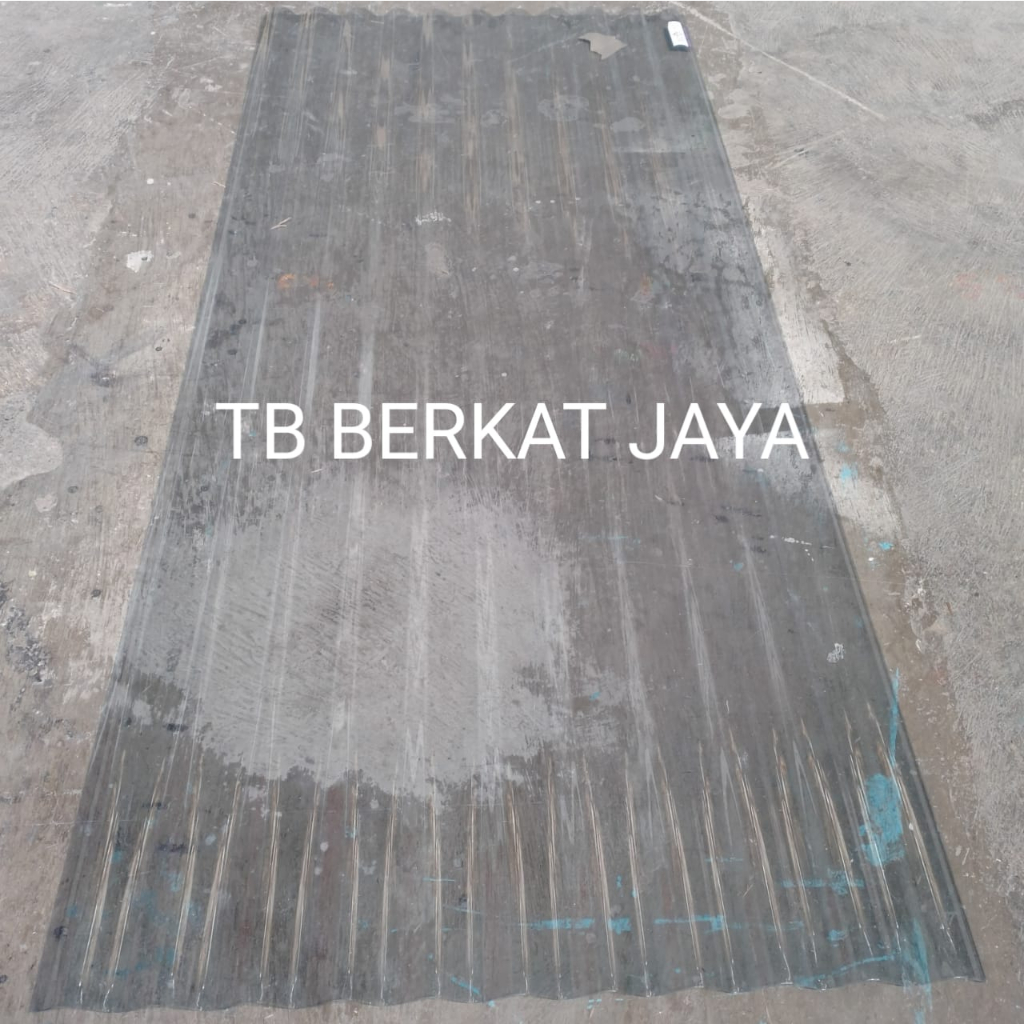 Jual ATAP FIBER GELOMBANG PLASTIK CLEAR BENING ECOLITE / TSUYUROOF 0,8MM 180 CM X 80 CM | Shopee ...