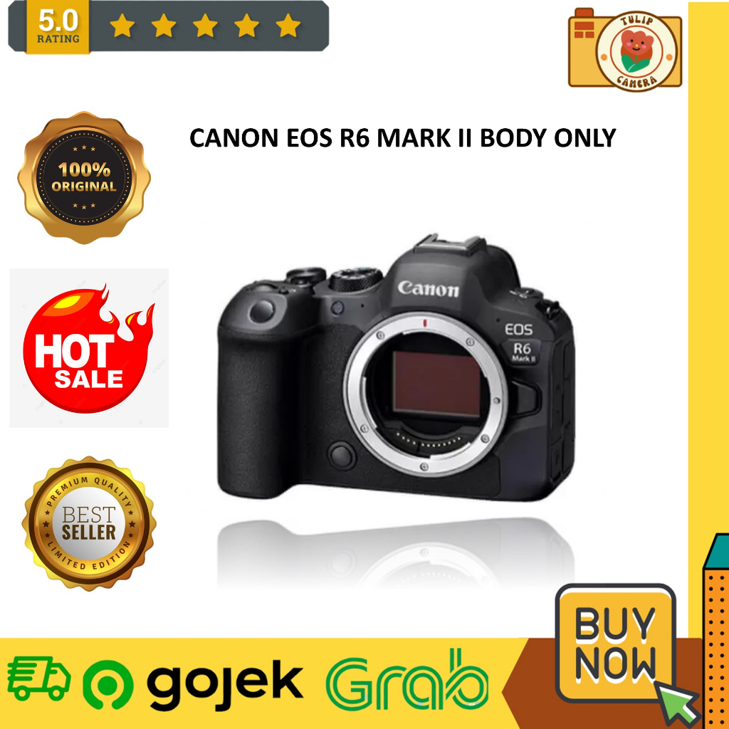 Jual Canon EOS R6 Mark II / R6 II Body Only Mirrorless Only - RESMI ...