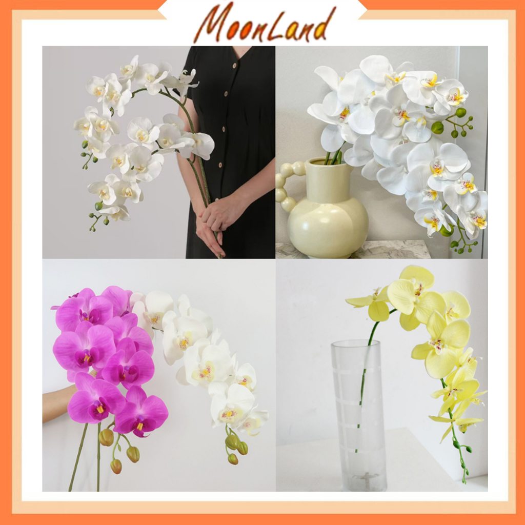 Jual Bunga Anggrek Bulan Premium Bunga Plastik Bunga Dekorasi Bunga ...