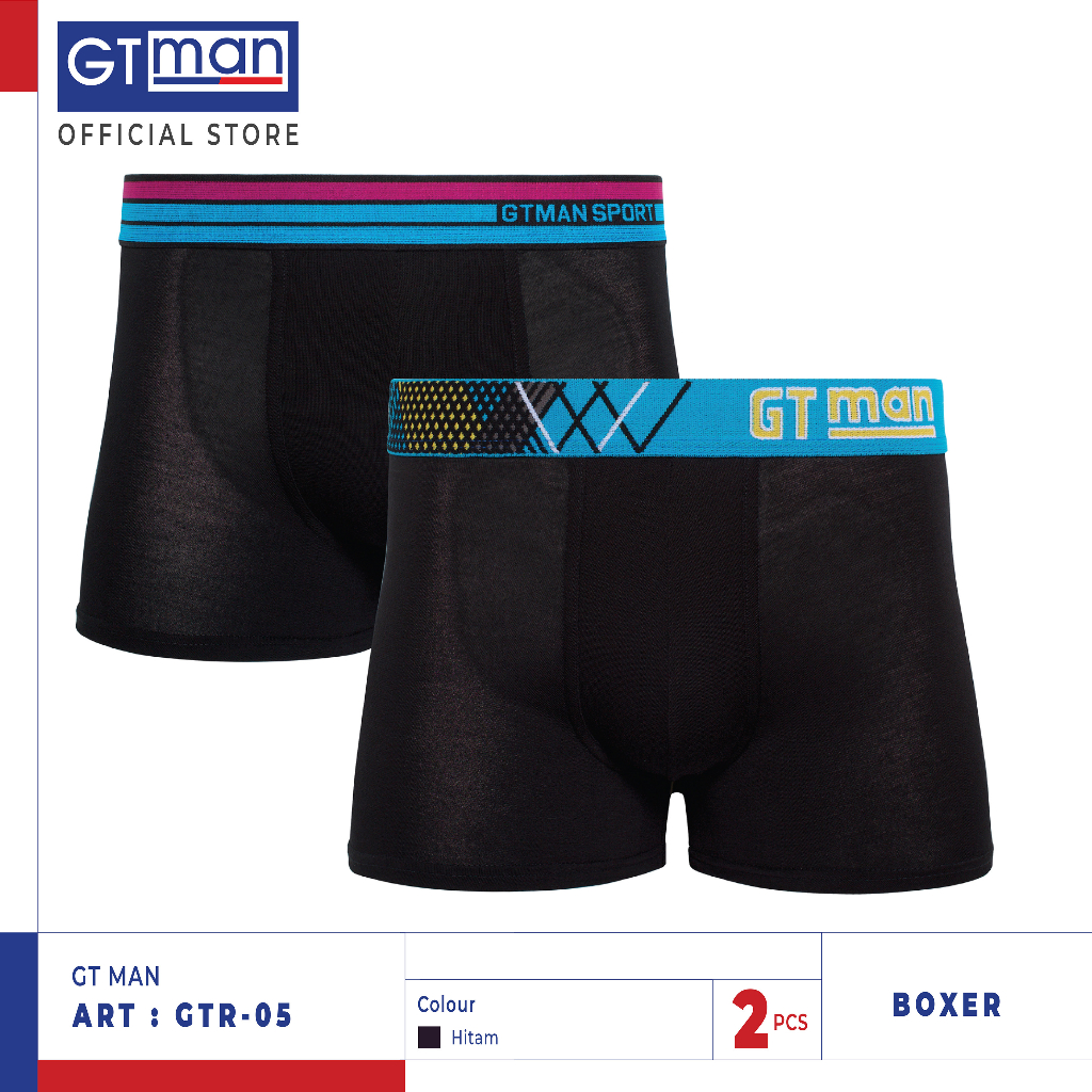 Jual GT MAN SPORT GTR-05 - 2 PCS - BOXER - BAHAN ELASTIS - CELANA DALAM ...
