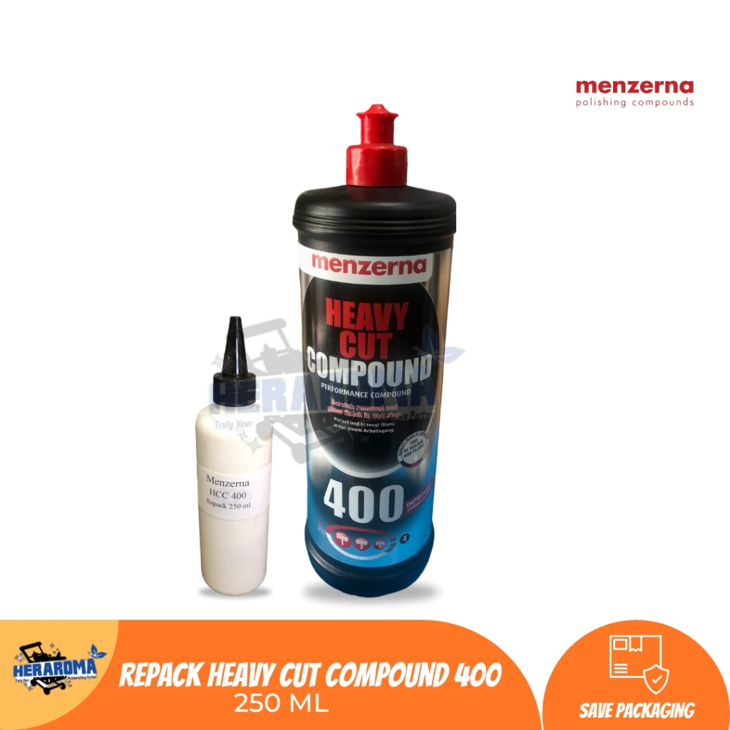 Jual Menzerna heavy cut compound 400 repack 250 ml | Shopee Indonesia