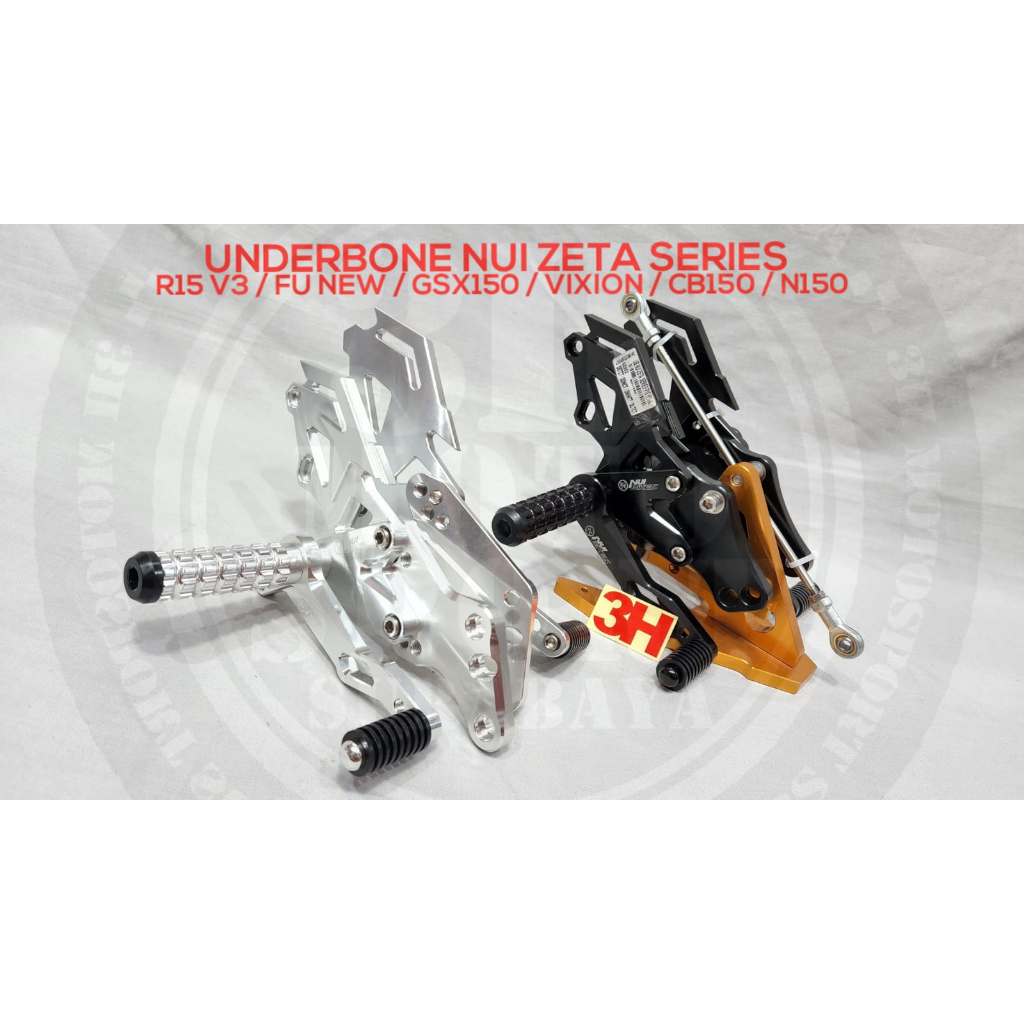 Jual FOOTSTEP UNDERBONE NUI ZETA SERIES R15/ FUNEW/GSX150/VIXION/CB150 ...