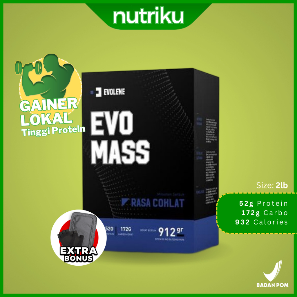 Jual Evolene Evomass Gainer 2LB | Shopee Indonesia