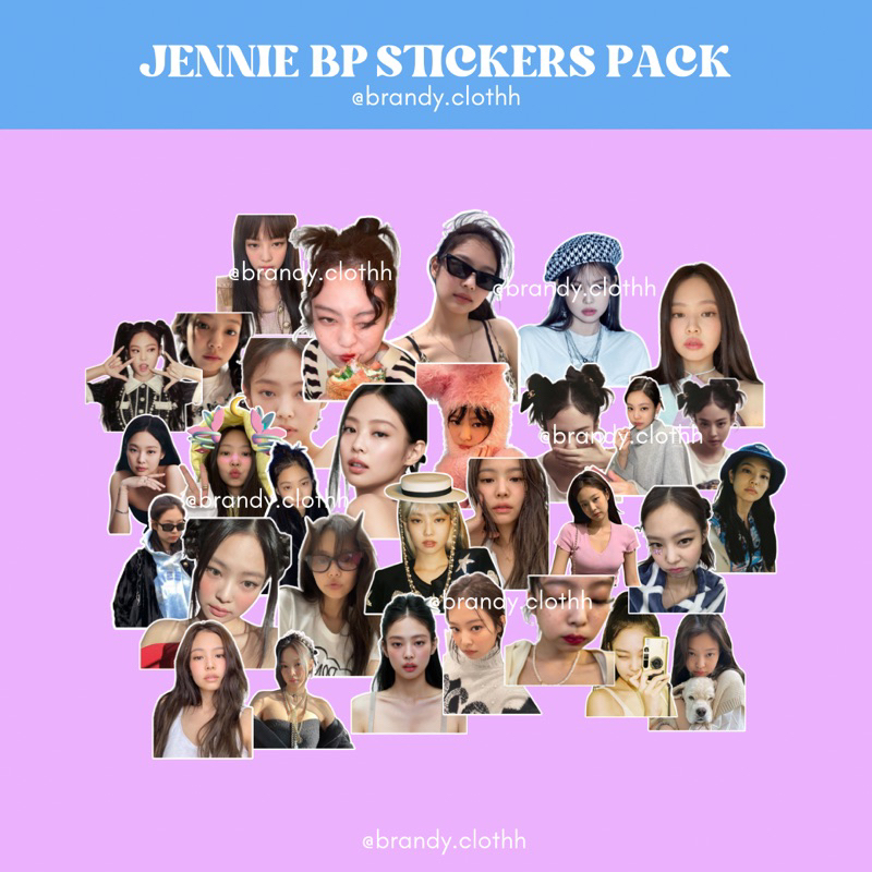 Jual JENNIE BLACKPINK Stickers/Stickers/Stiker Aesthetic/Stiker Tumblr ...