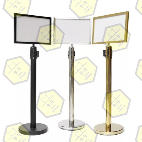 Jual Sign Frame A4 Stainless High Quality Papan Tiang Antrian | Shopee ...