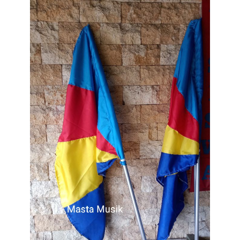Jual bendera Drumband SMP + cagak | Shopee Indonesia