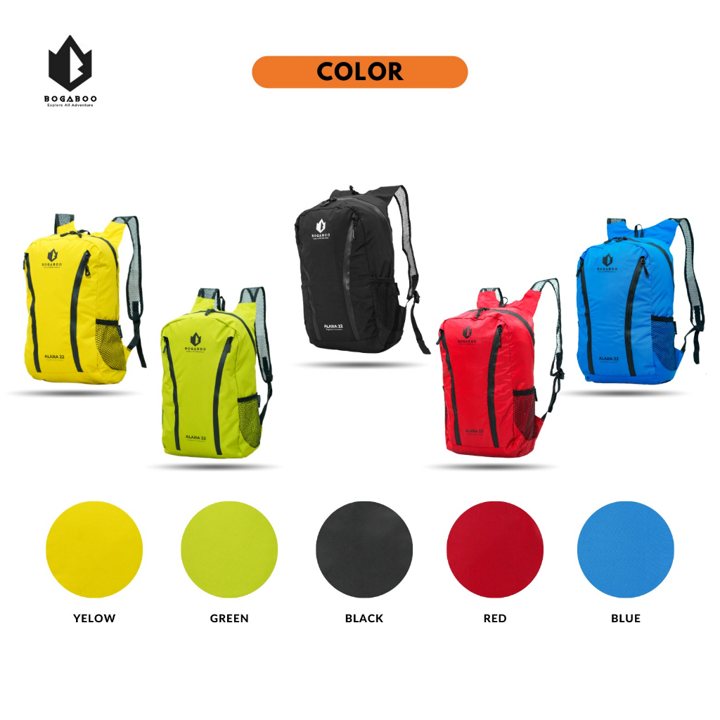 Jual BOGABOO DAYPACK ALARA 22 Liter Ultralight Waterproof - BACKPACK - Tas SEKOLAH - Tas Laptop ...