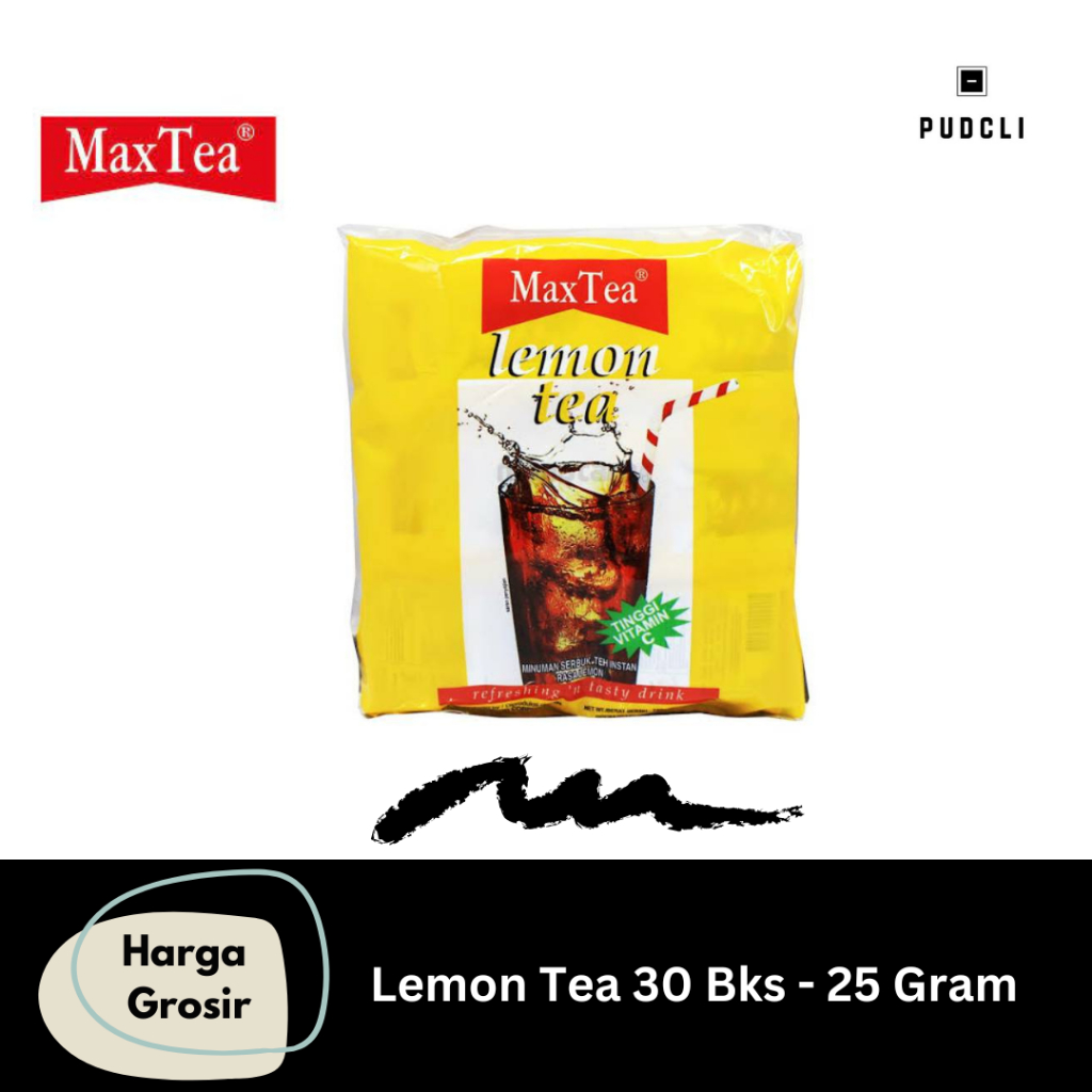 Jual Max tea lemon tea 30 sachet 25 gram | Shopee Indonesia