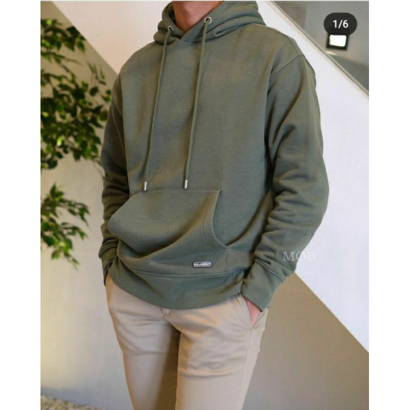Jual pull&bear basic hoodie (ada defect) | Shopee Indonesia