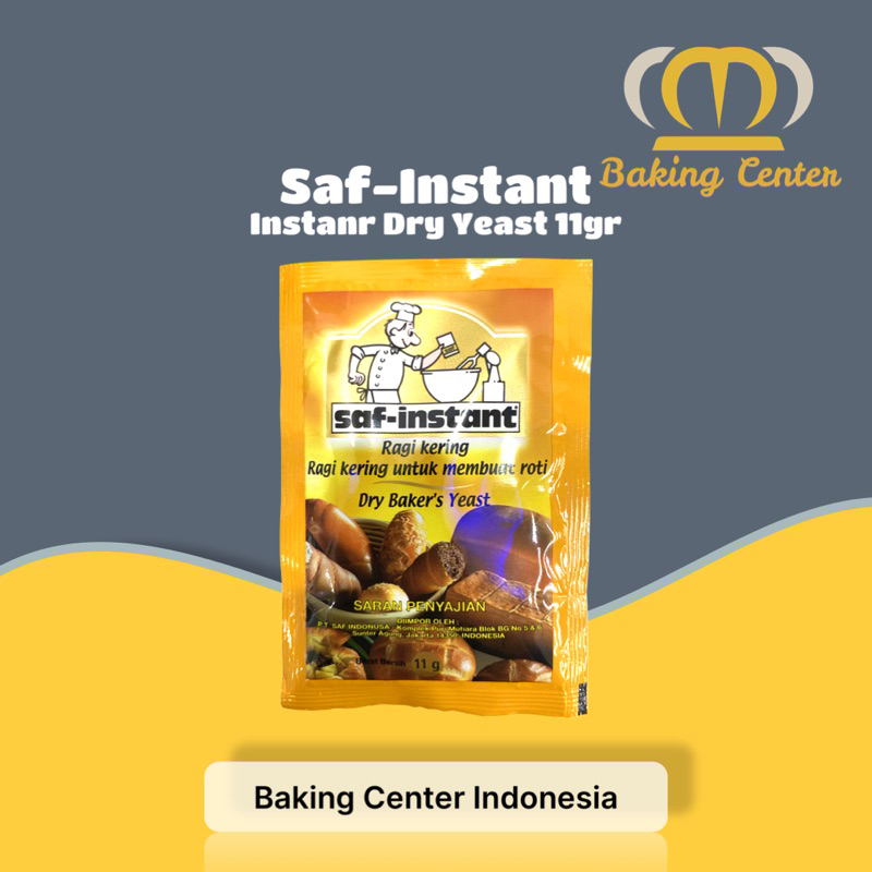 Jual Saf-Instant Dry Yeast 11gr - Pengembang Roti Saf Instant 11gr ...