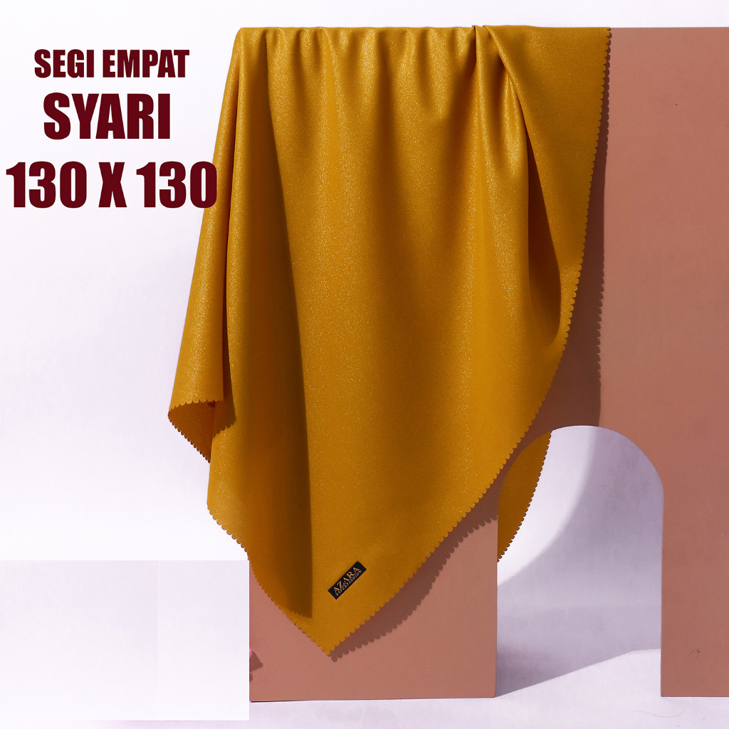 Jual JILBAB SEGIEMPAT LUXURY SYARI/SEGI EMPAT SINAR SYARI/ HIJAB POLOS ...