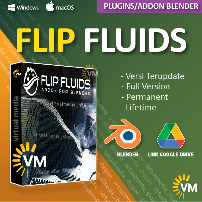 Jual BLENDER ADDON FLIP FLUIDS PLUGIN MARKET 3D LIQUID WATER SIMULATION EFFECTS ANIMASI SIMULASI ...