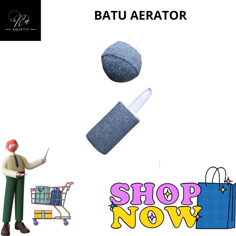Jual Batu Gelembung Aerator Batu Oksigen Aquarium filtrasi Bulat dan ...