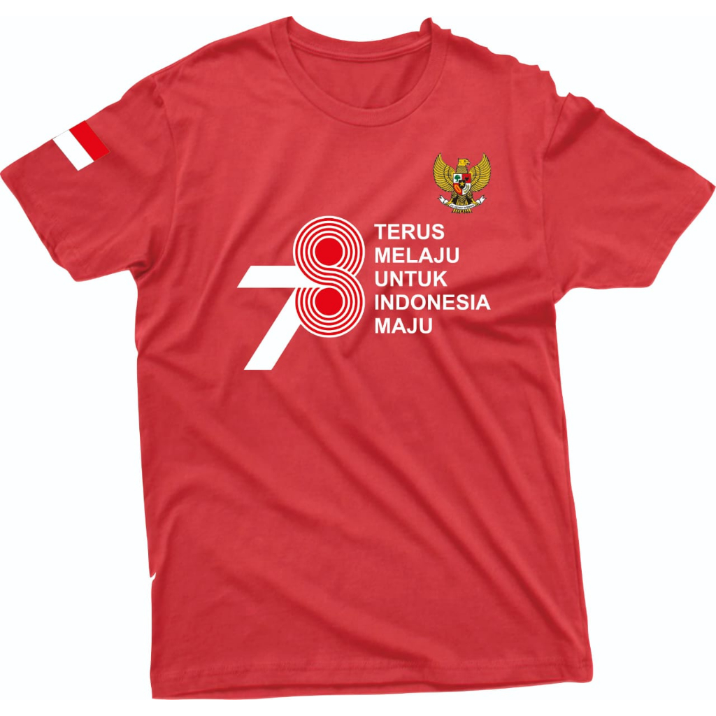Jual KAOS HUT RI 78 AGUSTUS 2024 TERBARU/TSHIRT 17 AGUSTUS 2024 | Shopee Indonesia
