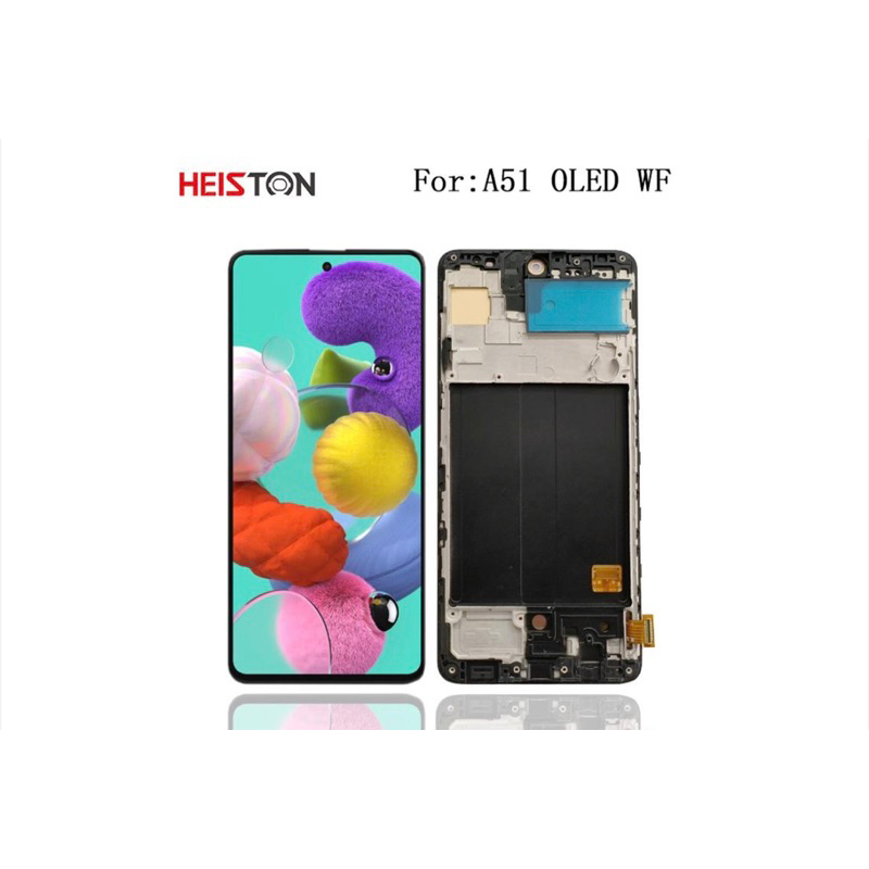 Jual Heiston - lcd ts samsung a515 a51 m31s soft oled finger on ...