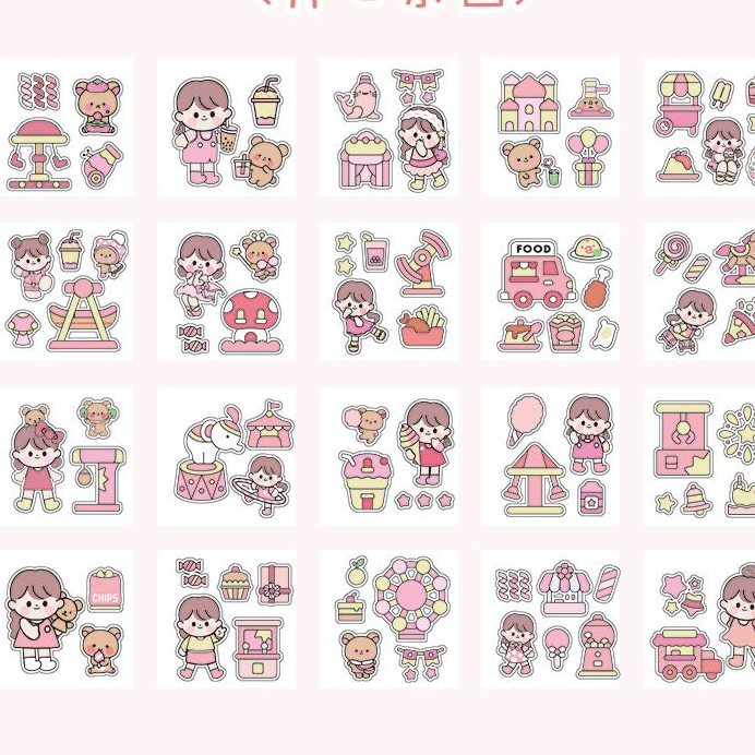 Jual Sticker Diary Book Aesthetic Sticker Deco Stiker Tumblr Botol Hp ...