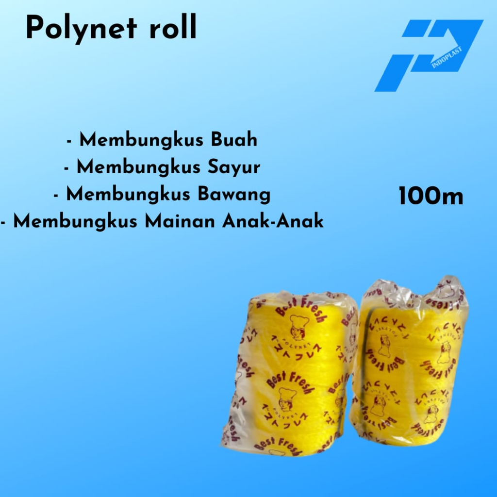 Jual Jaring Buah Dan Sayuran/Polynet Roll 100m/Polynet Best Fresh Mini ...