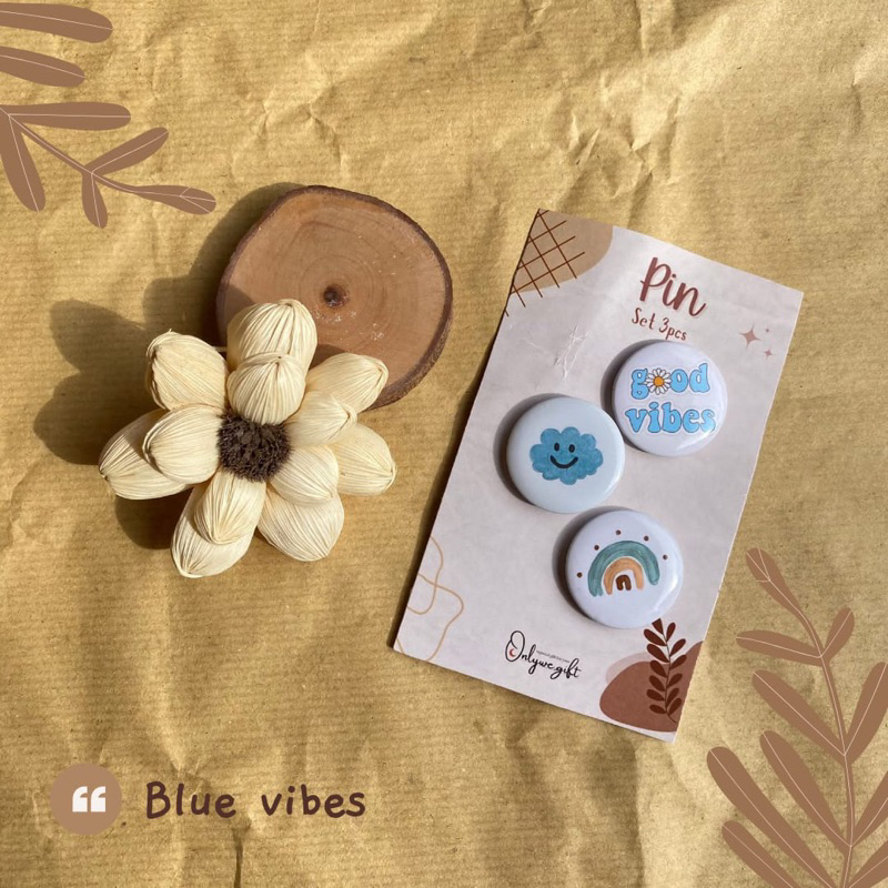 Jual KAENBE ID - Pin Bross Tas Set | Pin Bross Aesthetic 3set | Pin ...