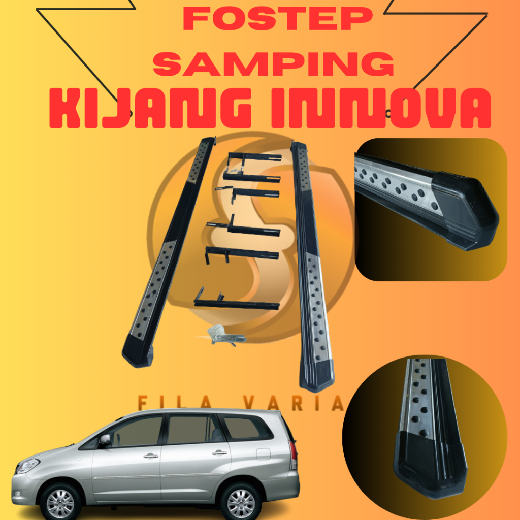 Jual Footstep Injakan Samping Mobil Toyota Kijang Innova Model Bintik ...