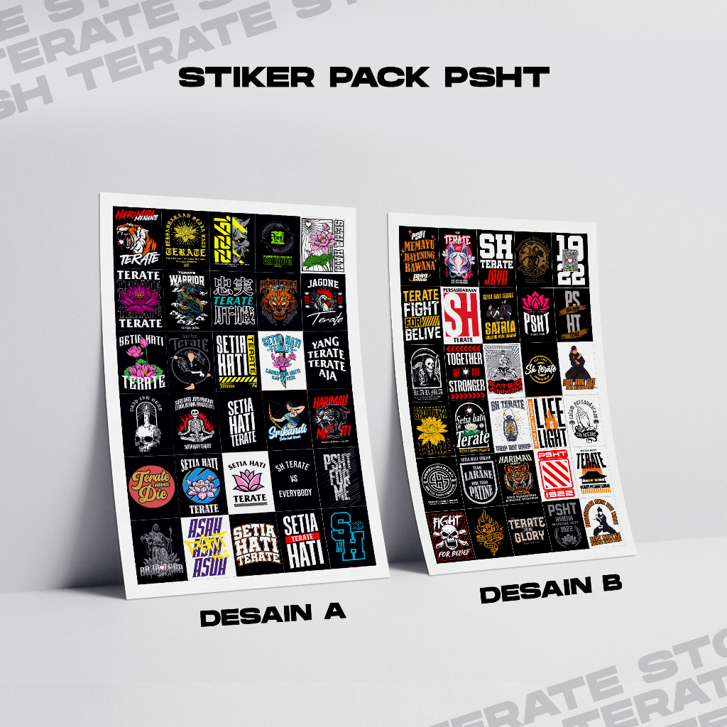 Jual STIKER PSHT PREMIUM (WATERPROF) | STIKER PACK SH TERATE | Shopee ...